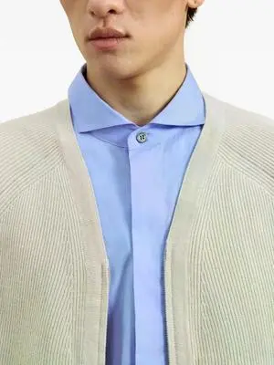 CROQUIS V-neck Zip-up Cardigan