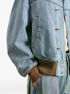 CROQUIS Lobster-claw Clasp Denim Jacket