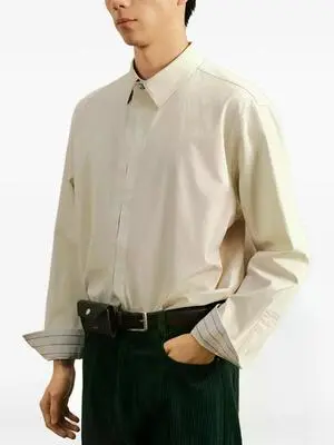 CROQUIS Tie-detail Long-sleeve Shirt