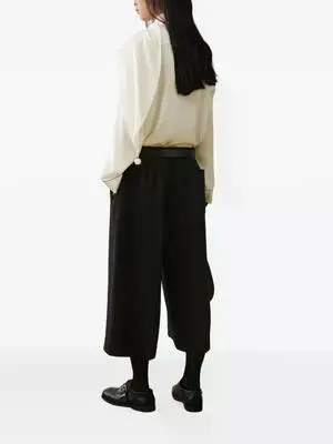 LESS Scarf-collar Long-sleeve Blouse