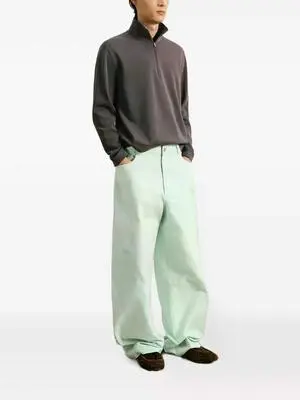 CROQUIS Brushed Loose-fit Jeans