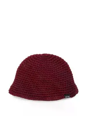 ARTE ANTWERP Crochet Bucket Hat - Red