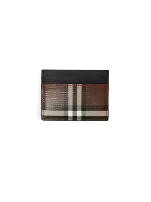 Burberry Check Card Case