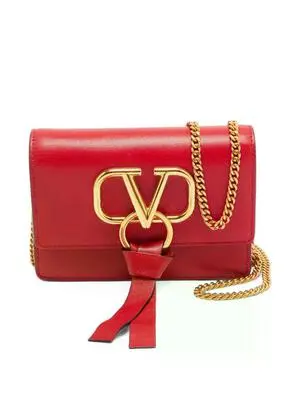Valentino Garavani Vring Leather Cross Body Bag
