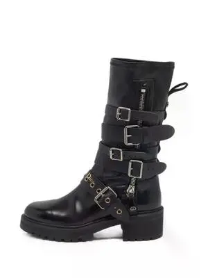 Dior Multi-buckle Ankle Boots - Black