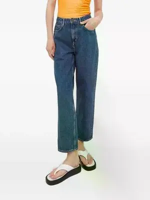 American Vintage Logo-patch Jeans - Blue