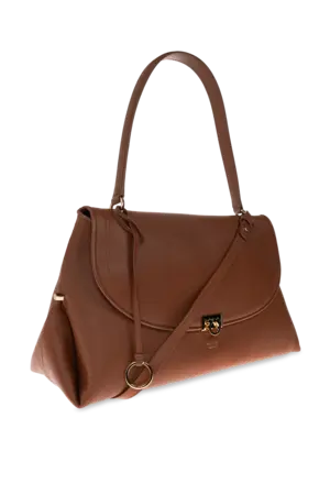 FERRAGAMO Leather Bag With Logo