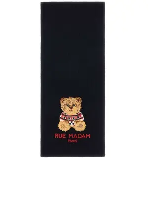 RUE MADAM PARIS Marvin Love Scarf - Black