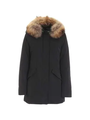 Woolrich Luxury Arctic Raccoon Parka - Black