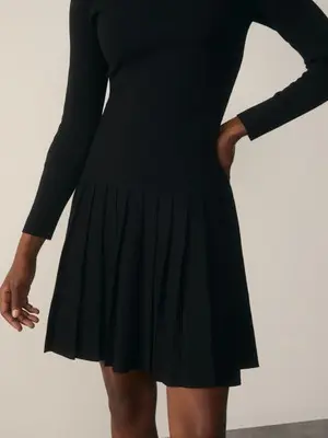 The Fold Rothes Knit Mini Dress