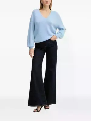 MORGAN V-neck Long-sleeved Sweater