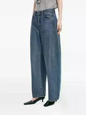 JNBY Barrel-leg Wide-leg Jeans