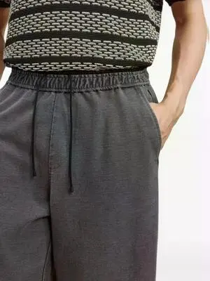 CROQUIS Drawstring Relaxed-fit Straight-leg Trousers