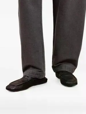 CROQUIS Drawstring Relaxed-fit Straight-leg Trousers