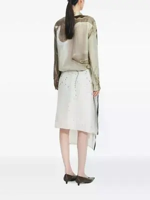 JNBY Pearl-print Silk Shirt