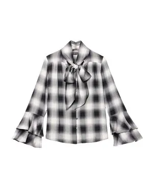 Mint Velvet Check Blouse