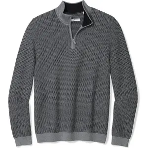 Tommy Bahama Coolside Clear Water Half Zip Sweater Shadow