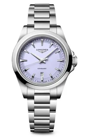 LONGINES Conquest Bracelet Watch - Lavender