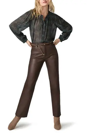 Paige Suri Floral Silk Button-up Shirt