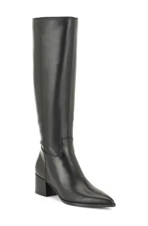 Nine West Bridgit Faux Leather Knee High Boot