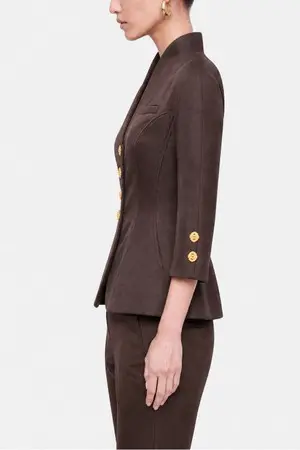 NOCTURNE Boned Stand Collar Jacket