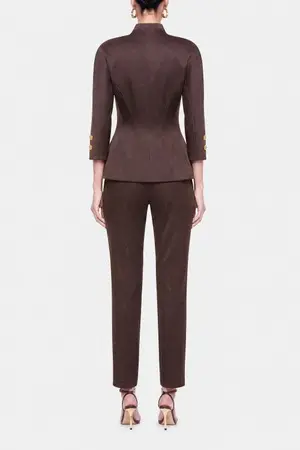 NOCTURNE Boned Stand Collar Jacket