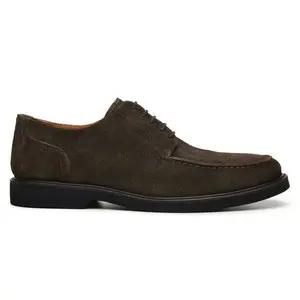 BELVEDERE Franco Suede Split Toe Derby - Olive