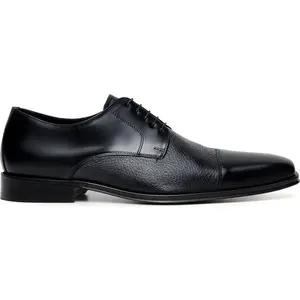 BELVEDERE Alexander Cap Toe Derby - Black