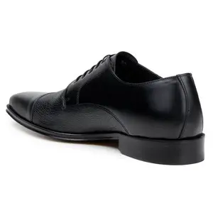 BELVEDERE Alexander Cap Toe Derby - Black