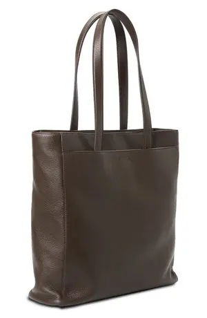 Shinola Canfield North-south Pebbled Leather Tote