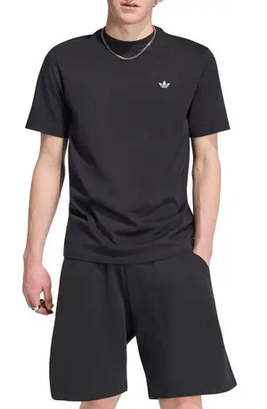 Adidas Trefoil Essentials Cotton T-shirt - Black