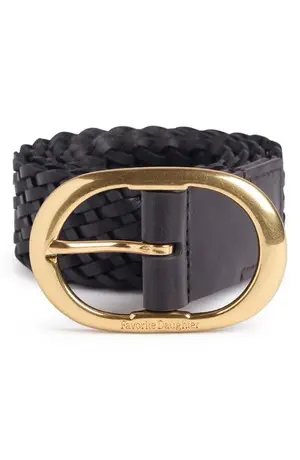 FAVORITE DAUGHTER Jeans Woven Leather Belt