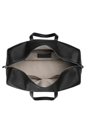 Shinola Canfield Pebbled Leather Duffle Bag - Black