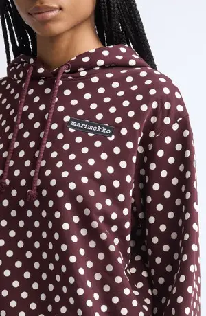 Marimekko Mita Pello Kioski Polka Dot Hoodie