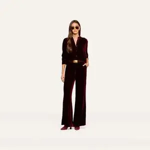 L'Agence Cosette Velvet Shirt
