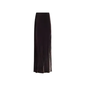 L'Agence Zeta Velvet Maxi Skirt