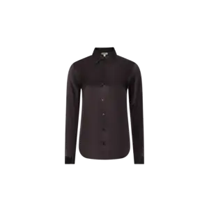 L'Agence Tyler Silk Blouse Top - Dark Java