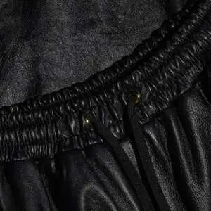 L'Agence Mariko Leather Jogger Pants