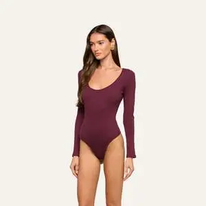 L'Agence Elara Scoopneck Bodysuit