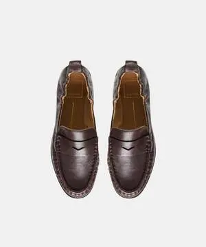 DOLCEVITA Ramzie Loafers - Chocolate Leather