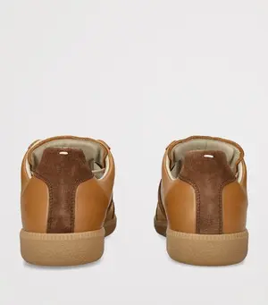 MAISON MARGIELA Leather-suede Replica Sneakers - Beige