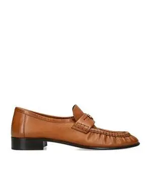 Chloé Lambskin Letti Loafers - Yellow