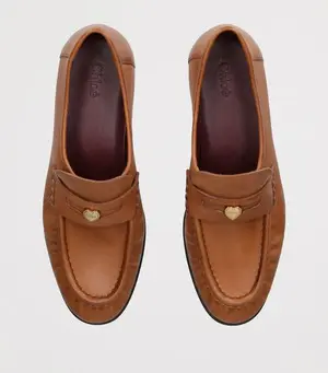 Chloé Lambskin Letti Loafers