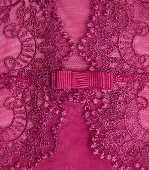 Simone Perele Lace Passion Bodysuit - Pink
