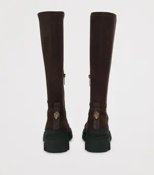 Kurt Geiger Suede Stomp Sock Knee-high Boots 50