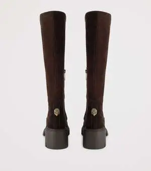 Kurt Geiger Suede Clarence Knee-high Boots