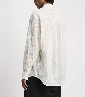 SYSTEM Cotton Stripe Shirt
