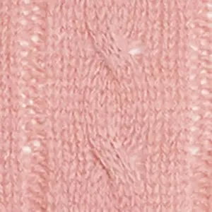 SYSTEM Cable-knit Distressed Sweater