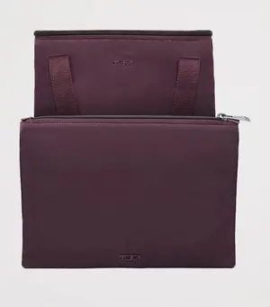 Tumi Nylon Just In Case Tote Bag - Red