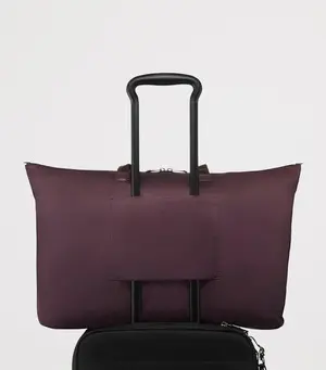 Tumi Nylon Just In Case Tote Bag - Red